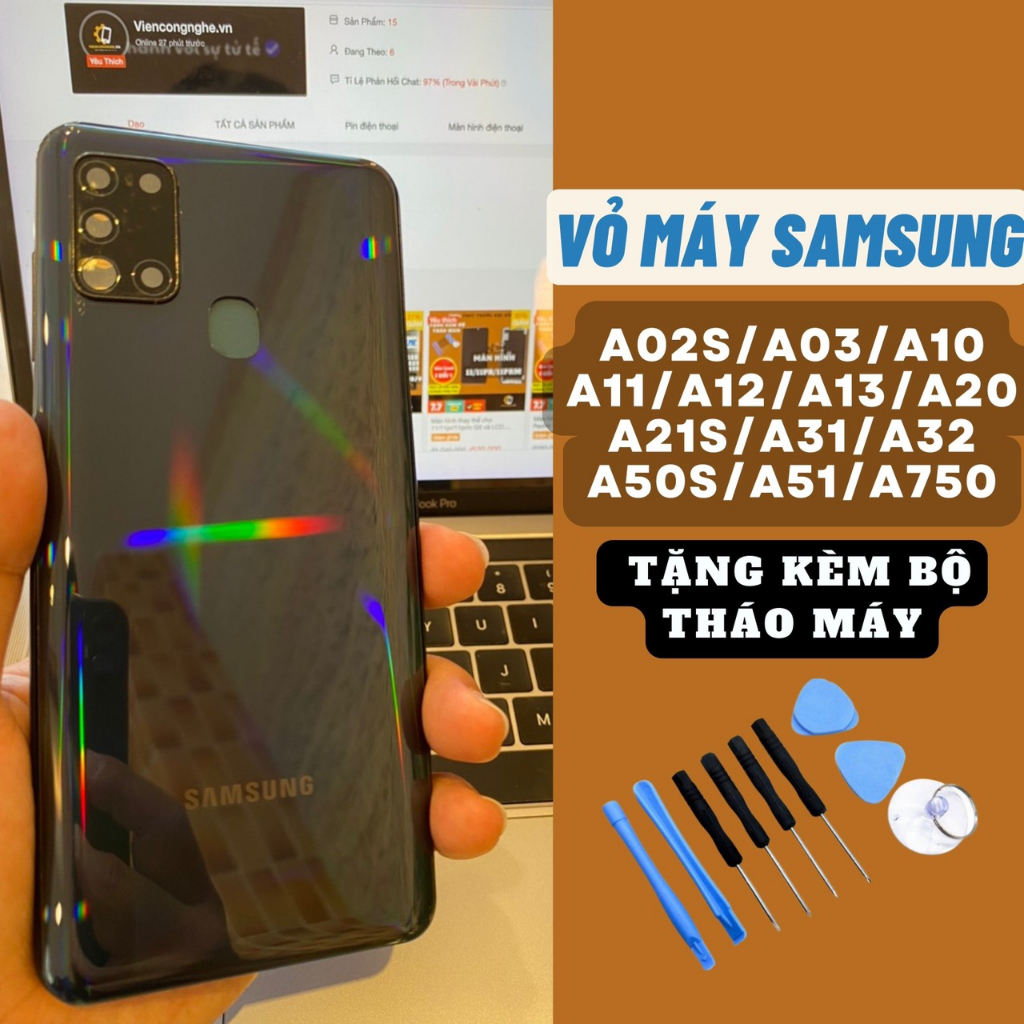 Vỏ máy Samsung A02S/A03/A10/A11/A12/A13/A20/A21S/A31/A32/A50S/A51/A70/A750/J6+/J7 PRIME/M20 đẹp ...