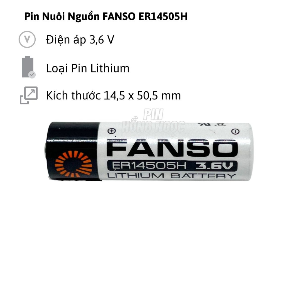 1 Viên Pin ER14505H 3.6V FANSO Lithium - Pin Nuôi Nguồn FANSO Hàng Nhập Khẩu | Shopee Việt Nam