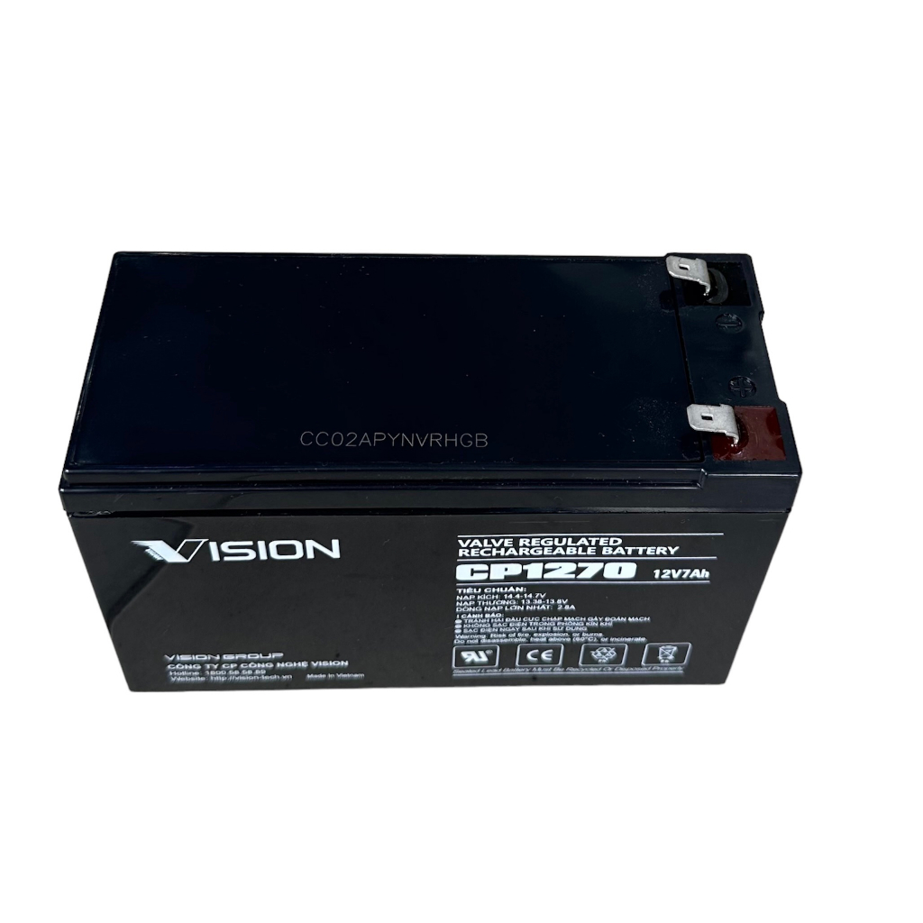 Ắc quy Vision 12V-7Ah CP1270 | Shopee Việt Nam