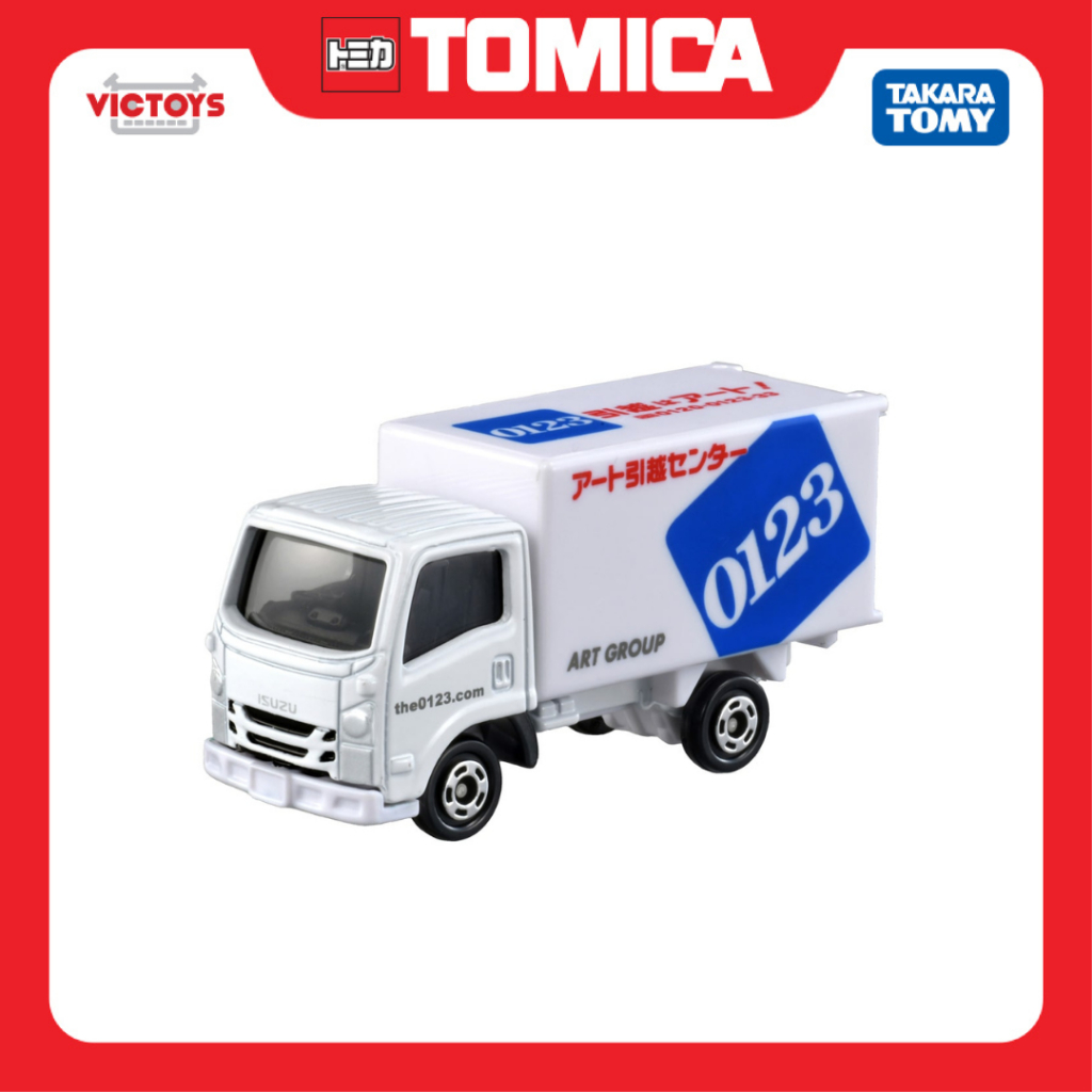 Xe mô hình Tomica No.57 Isuzu Elf Art Moving Company 188407 Fullbox Chính Hãng Takara Tomy ...