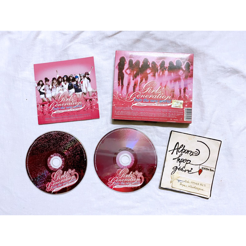 snsd 1st asia tour album đã khui seal, gồm 2 CD và photobook | Shopee ...