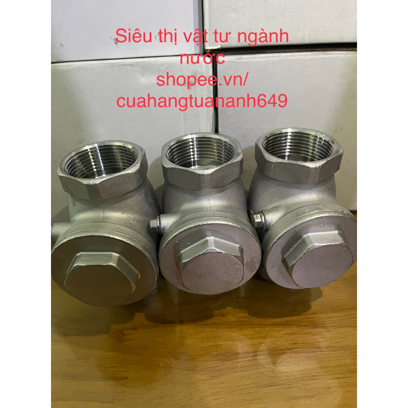 [PHỤ KIỆN VAN INOX304] VAN 1 CHIỀU LÁ LẬT VAN REN TRONG INOX 21/27/34 ...