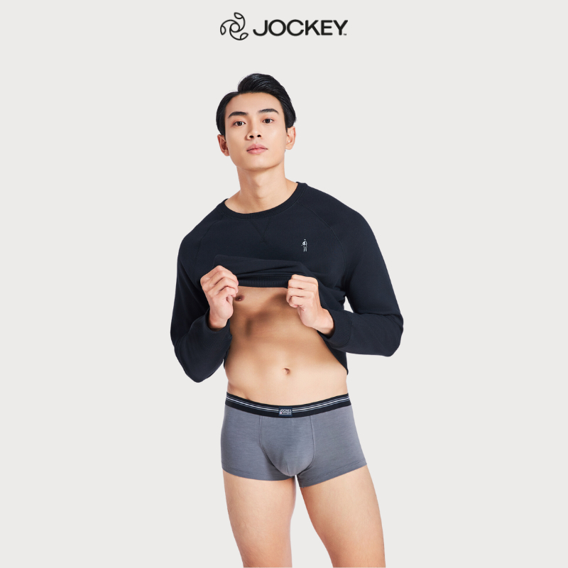 Quần Lót Nam Thun Bamboo Jockey Dáng Trunk Co Giãn Thoải Mái Màu Xám đậm - J1249_P1 | Shopee ...
