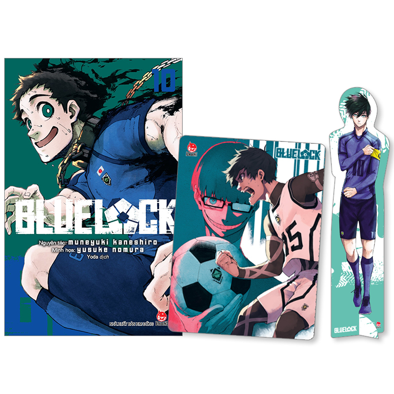 Truyện Blue Lock Tập 10 Bản in đầu (Tặng Kèm Postcard + Standee Rin ...