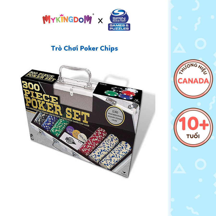 Đồ Chơi SPIN MASTER Trò Chơi Poker 300 Chips 6033157 | Shopee Việt Nam