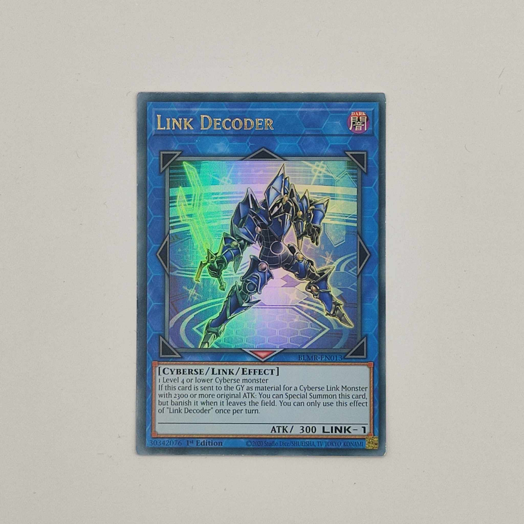 [Bài Yugioh Chính Hãng] Link Decoder - BLMR-EN013 - Ultra Rare 1st ...