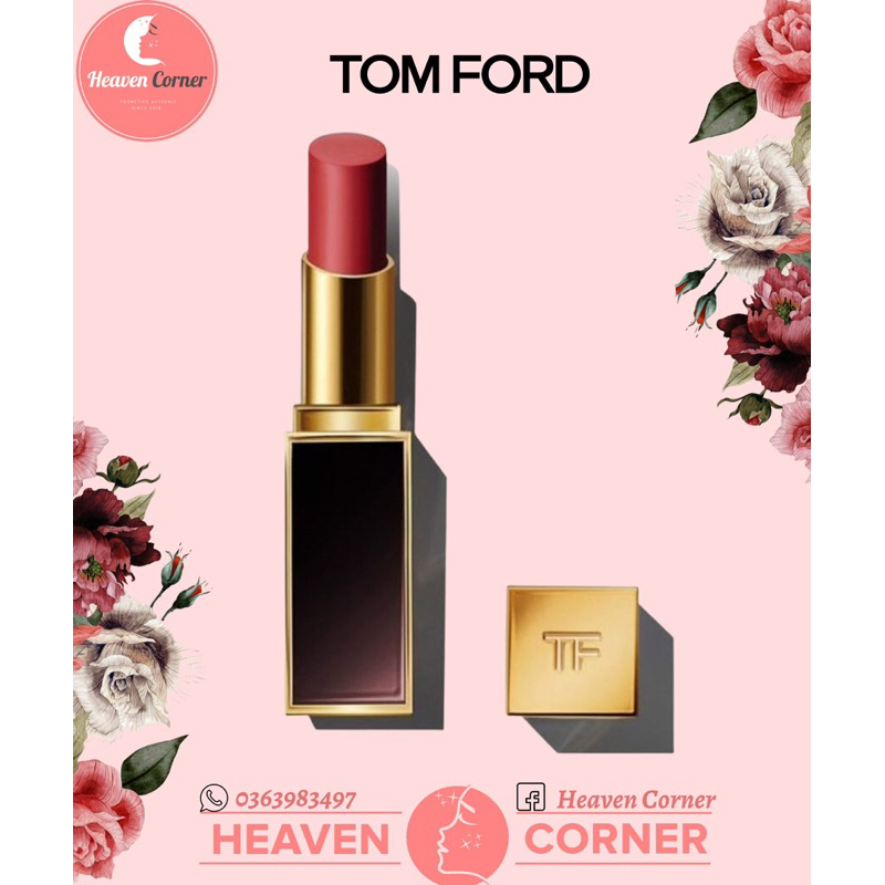 Son Tom Ford Lip Color Satin Matte Màu 50 Adored Fullsize | Shopee Việt Nam