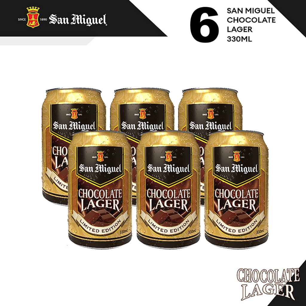 LỐC 6 LON BIA HƯƠNG VỊ SOCOLA CHOCOLATE LAGER LIMITED EDITION SAN ...
