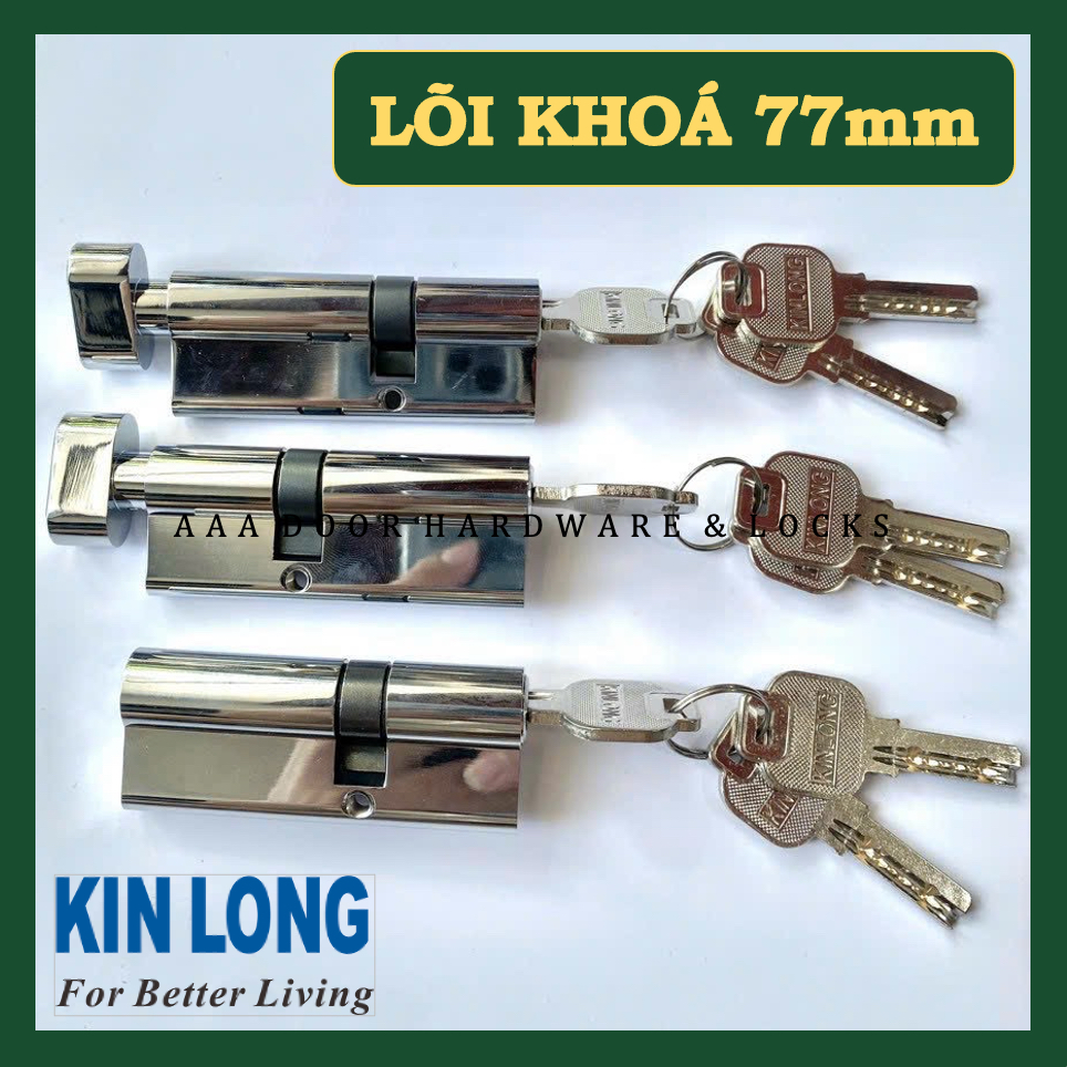 Lõi Khoá KinLong 77mm - Tim Khoá KINLONG Dùng Cho Cửa Nhôm XingFa ...