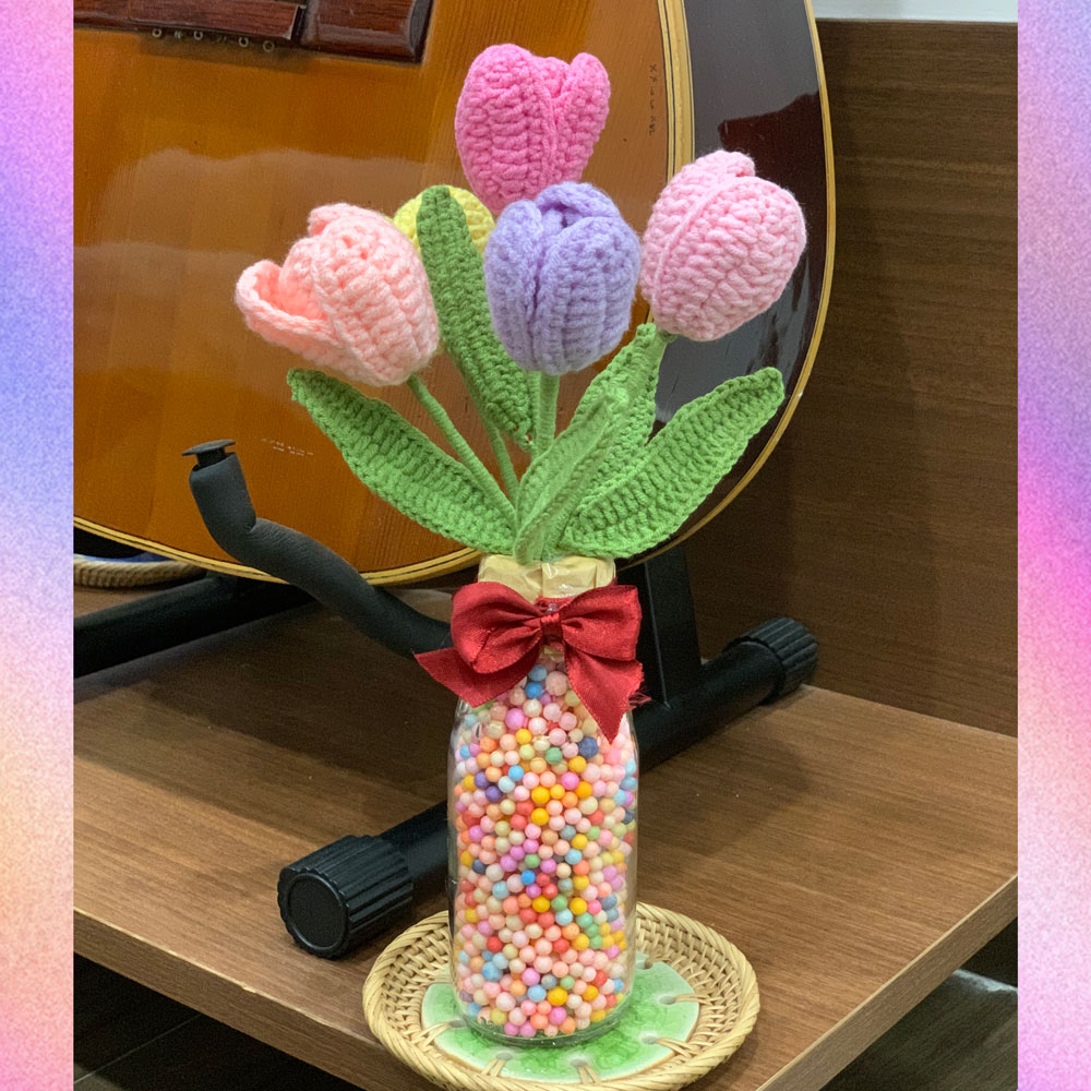 Lọ hoa tulip len | Shopee Việt Nam