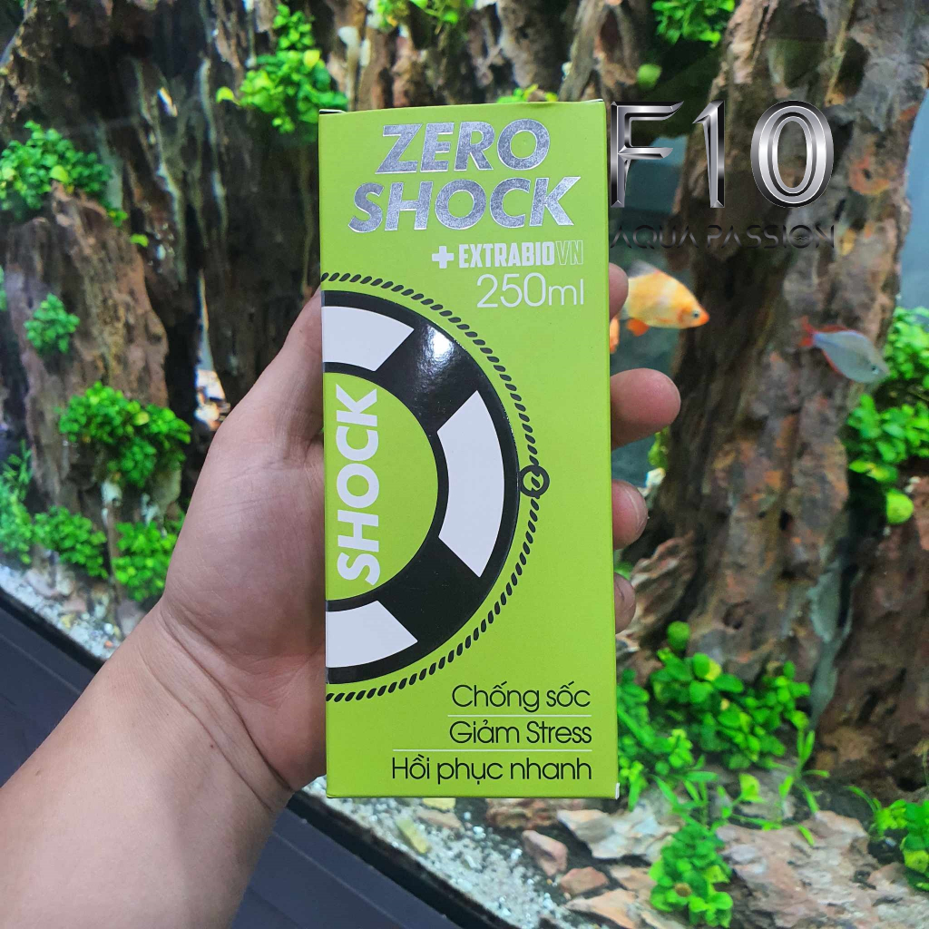 ZERO SHOCK Xử Lý Nước, Giảm Stress, Phao Cứu Sinh Cá Cảnh | Shopee Việt Nam