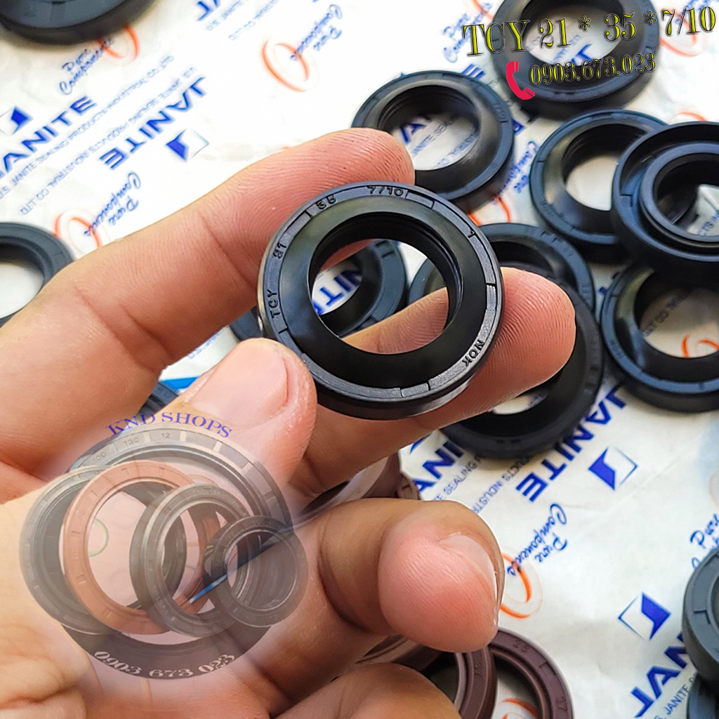 Phốt che bụi đùm bánh trước TCY 21*35*7/10 |TCY 21*37*7/11 |TCY 23*37*7 ...