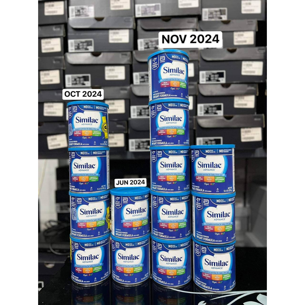 [CHÍNH HÃNG] Sữa bột Similac Advance Optigro Date 2024-2025 352g & 873g của Mỹ dành cho bé từ 0 ...