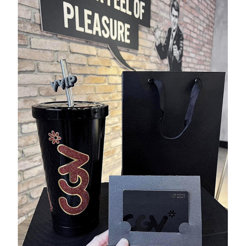 Bộ quà CGV VVIP 2023 (Ly giữ nhiệt + thẻ - lấy trực tiếp) | Shopee Việt Nam