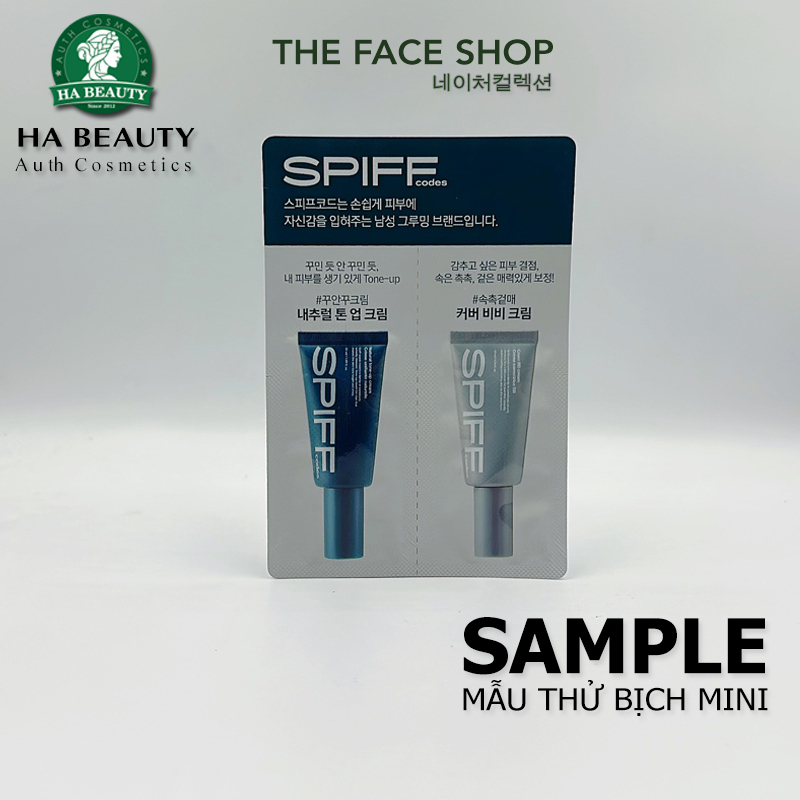 (SAMPLE) FOR MEN Kem BB đa năng SPIFF CODES Cover BB cream & Kem dưỡng ...