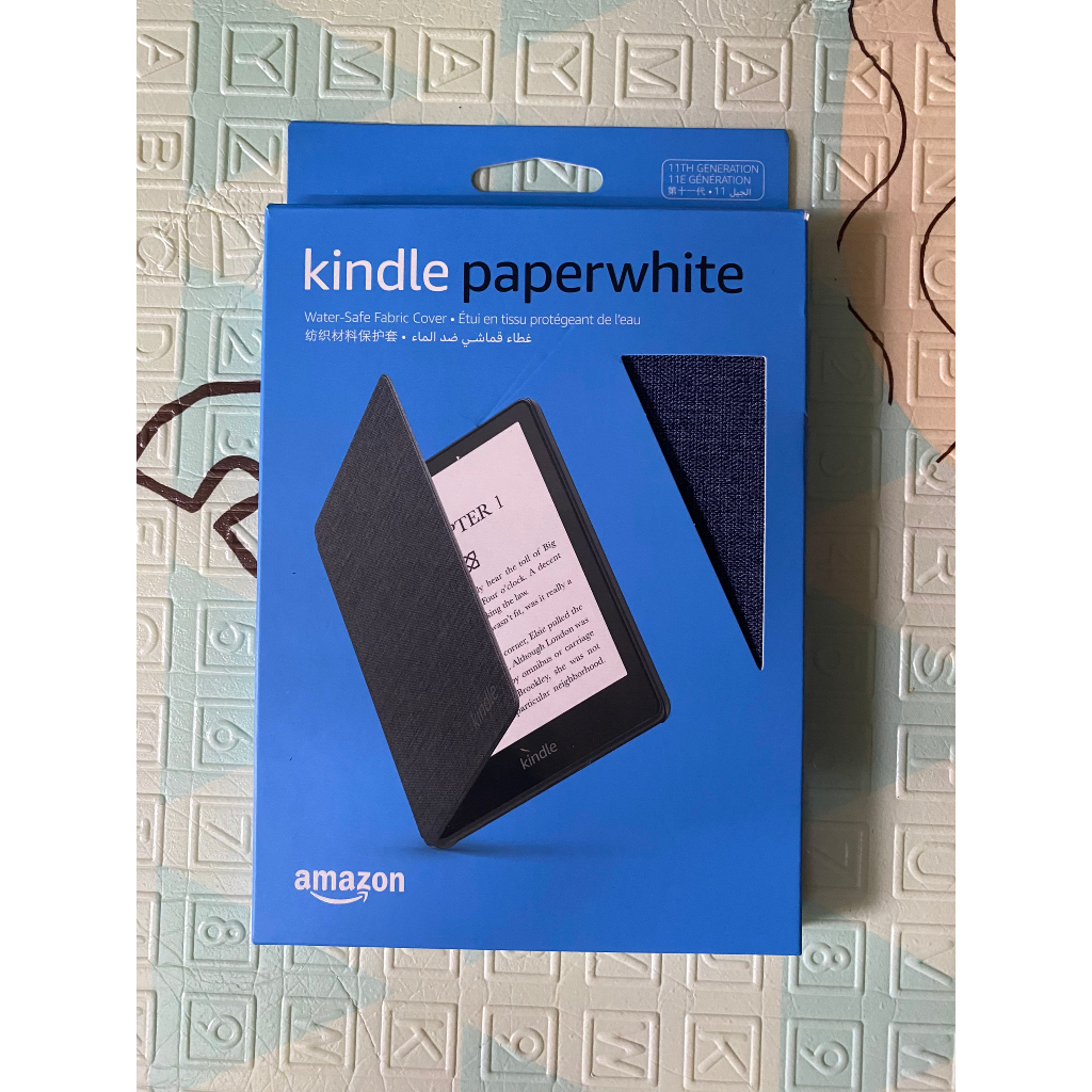 Bao da Kindle PPW5 chính hãng Amazon - vải Fabric màu ghi xám, new 100% ...