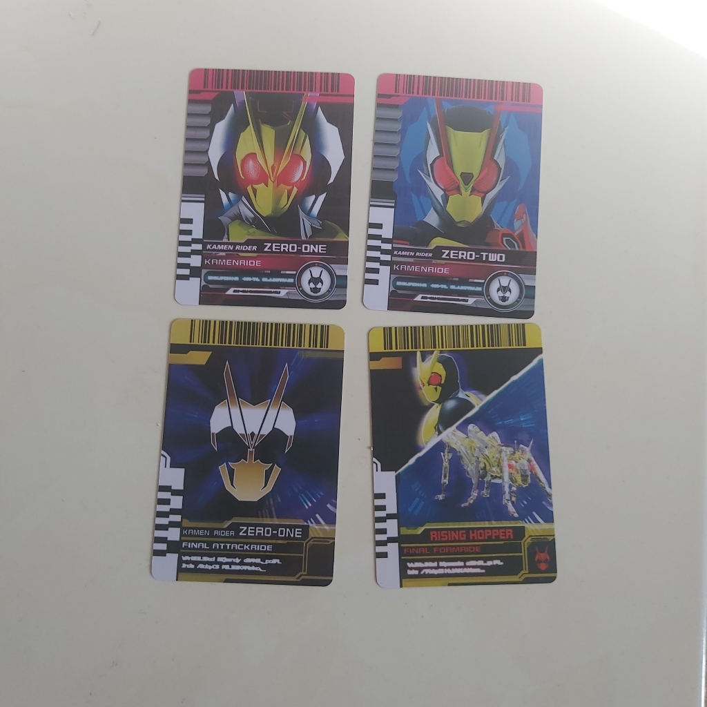 [Có Sẳn]Đồ chơi 4 Rider card Sưu tập kamen rider Zero one của series ...