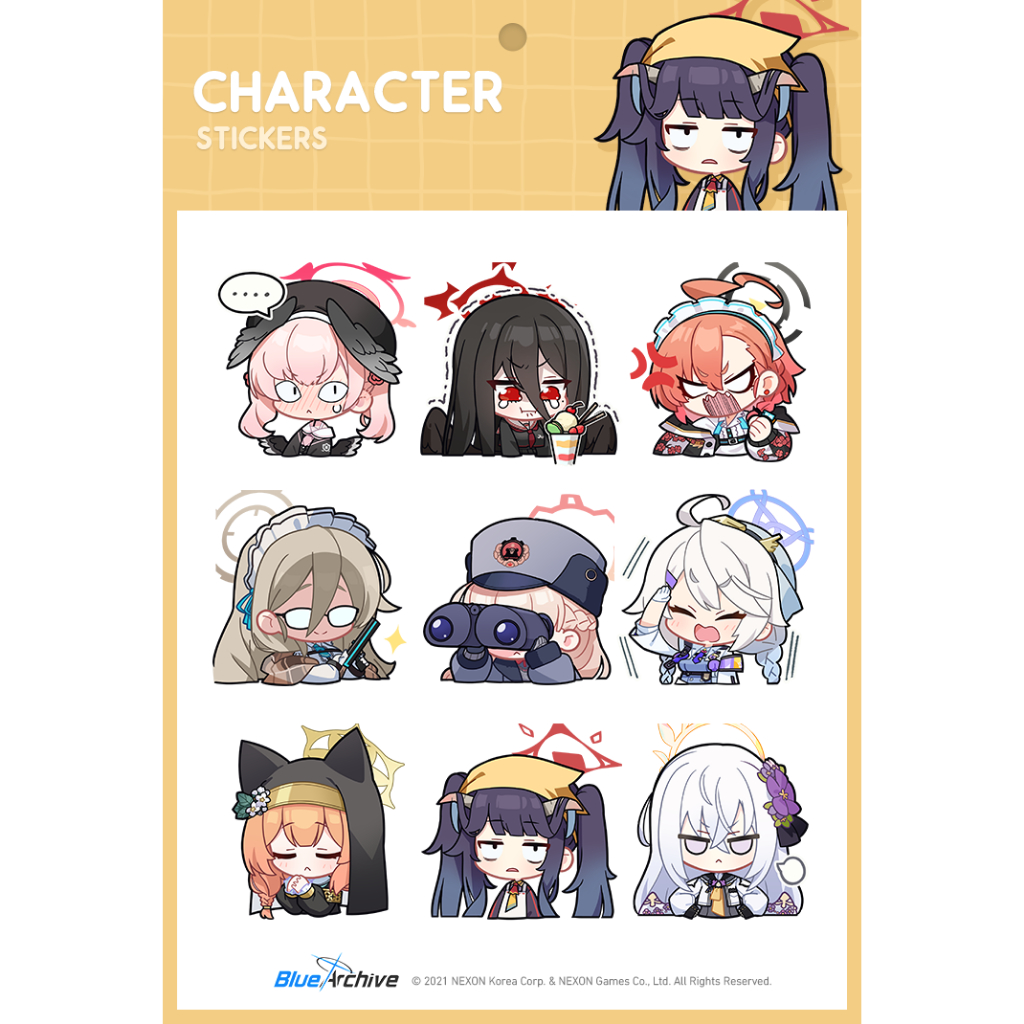 Sticker Blue Archive bản Official Digital Merch | Shopee Việt Nam
