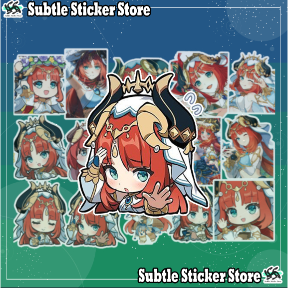 [Genshin Impact] - Set 10/15 Sticker Nilou game Genshin Impact hình dán ...