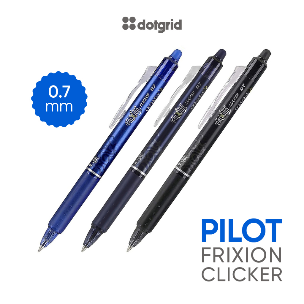 Bút bi gel xóa được Pilot Frixion ball Clicker ngòi 0.7mm - 4 màu (cây lẻ) | Shopee Việt Nam