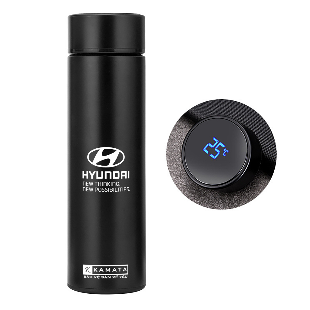 Bình giữ nhiệt Hyundai inox 304 hiện thị nhiệt độ thông minh dung tích ...