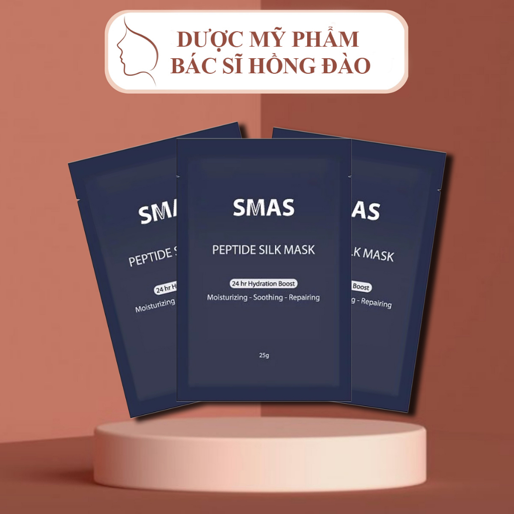 [ NHẬP KHẨU CHÍNH HÃNG] MẶT NẠ SIÊU PHỤC HỒI SMAS PEPTIDE SILK MASK ...
