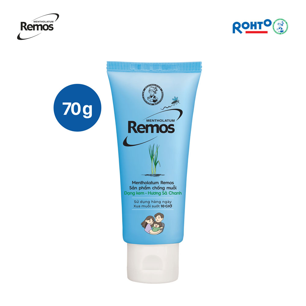 Kem chống muỗi Rohto Metholatum Remos Hương Sả Chanh 70g | Shopee Việt Nam