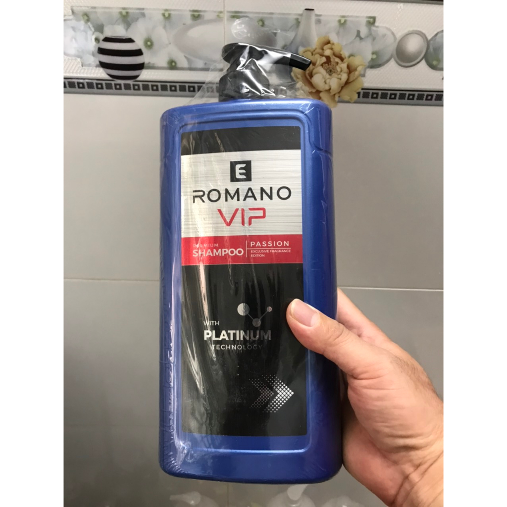 [Mẫu Mới] Dầu Gội Đầu Nam ROMANO Vip 1200ML Cao Cấp , Hương Nước Hoa ...