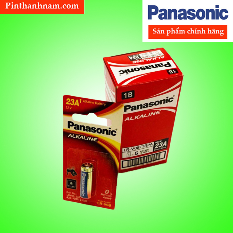 Hộp 5 Viên Pin A23 Panasonic 12V Chính Hãng Thay Pin Cửa Cuồn , Pin Chuông Cửa | Shopee Việt Nam