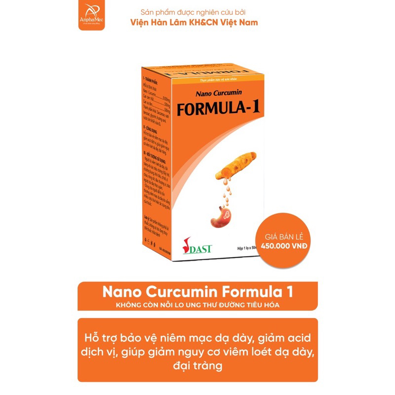 (MUA 5 TẶNG 1) NANO CURCUMIN FORMULA 1-Viện Hàn lâm Việt Nam - dạng gel ...