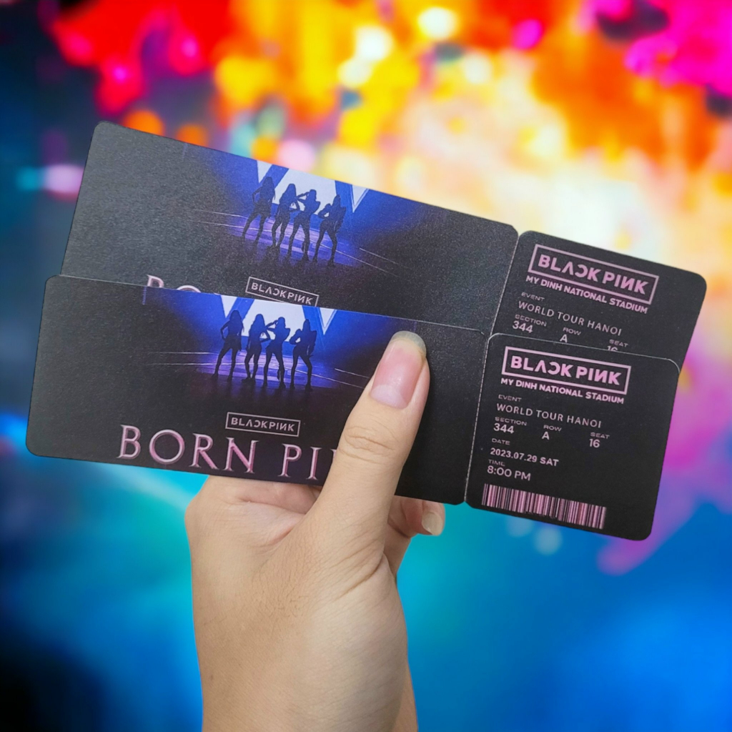 [ FANMADE TICKET ] Vé BLACKPINK Concert World Tour HaNoi 2023 - Bản Kỷ ...