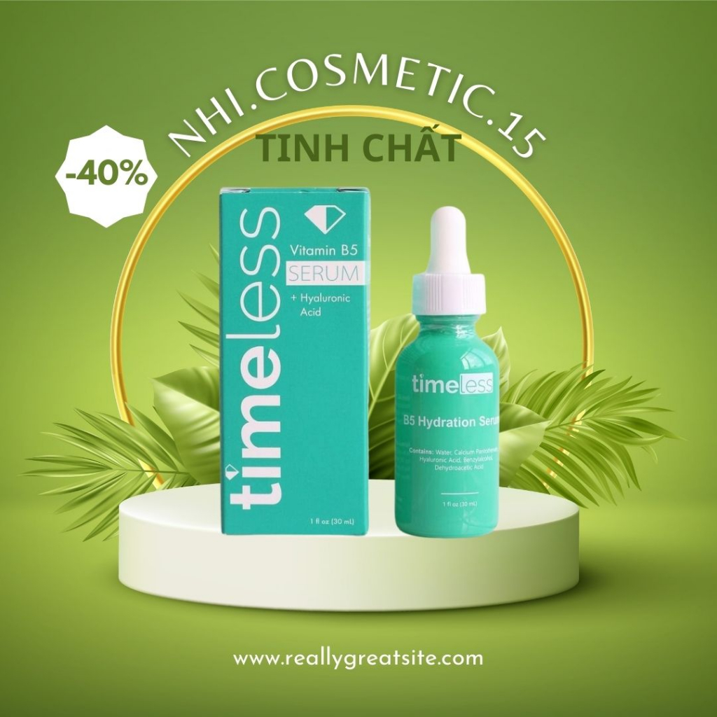 Tinh chất Timeless Vitamin B5 + Hyaluronic Acid ( 30mL ) | Shopee Việt Nam