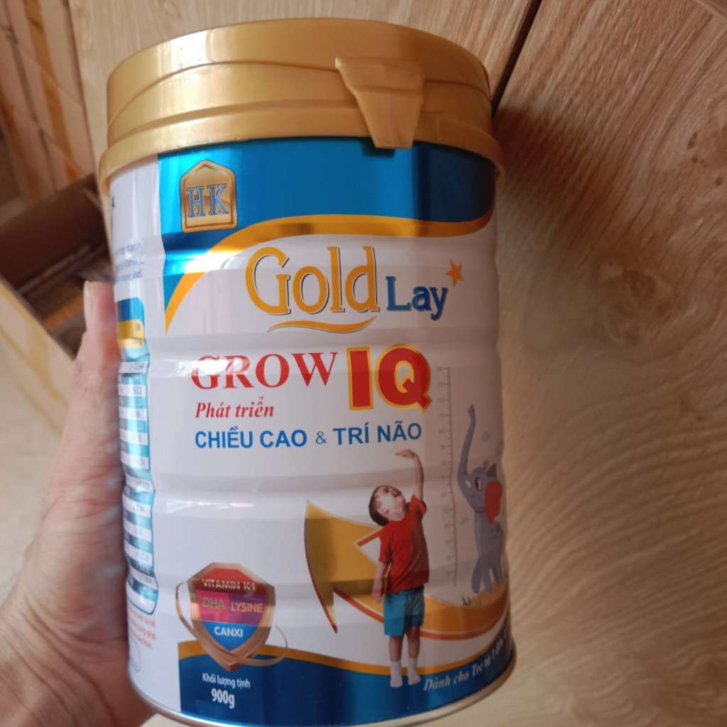 Sữa goldlay grow IQ phát triển chiều cao và trí não 900g - Hsd 2026 ...