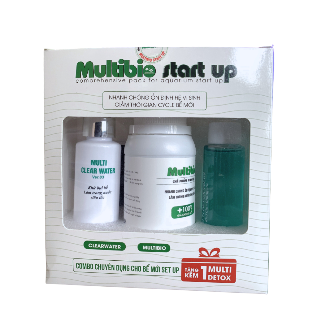 Combo 3 Món Multibio Start Up (Multibio 250ml + Multi Clear Water 100ml ...