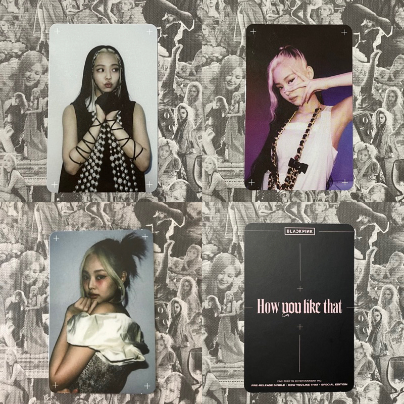 [official Toploader] Blackpink Jennie Card Jennie Trong Album