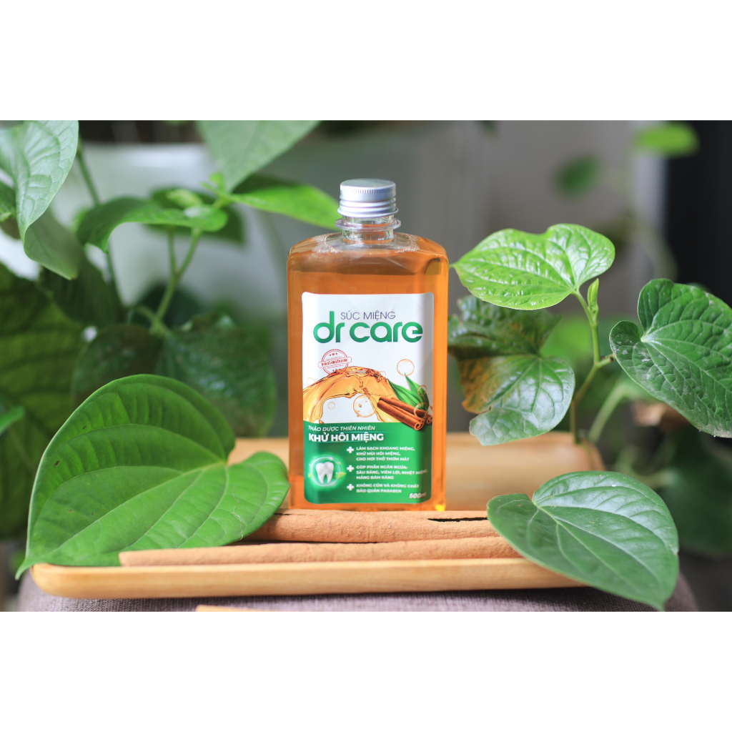 Nước súc miệng thảo dược thiên nhiên ngăn ngừa nhiệt miệng, sâu răng, giữ hơi thở thơm tho 500ml ...