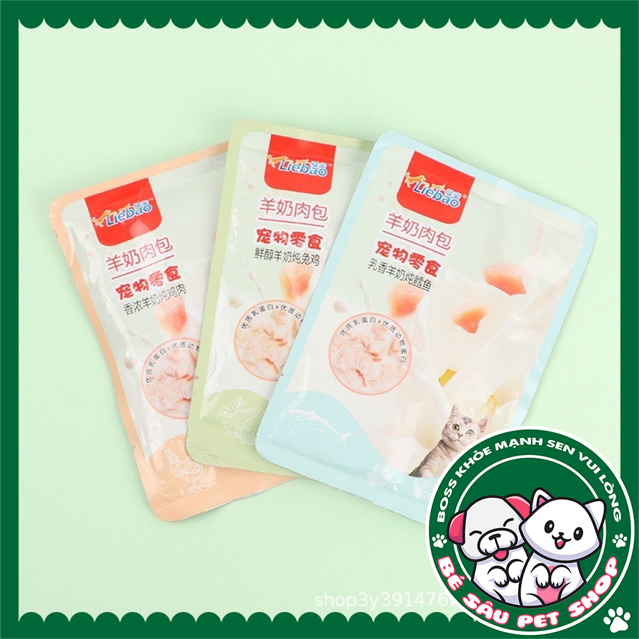 PATE CHO MÈO, PATE LIEBAO THỊT HẦM SỮA 70g ĐẦY ĐỦ CHẤT DINH DƯỠNG ...