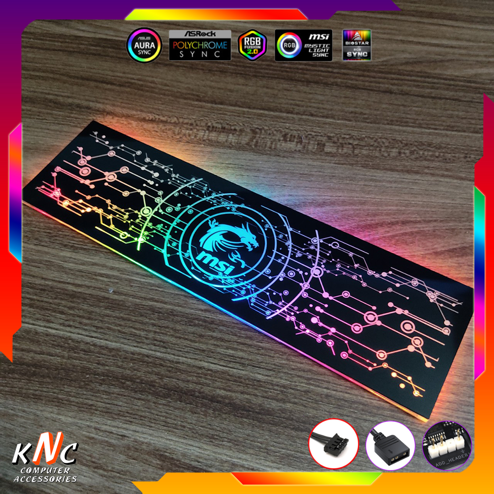 [Thanh Lý] Tấm Che Nguồn MSI Led 5v ARGB Electric Đồng Bộ Mainboard ...