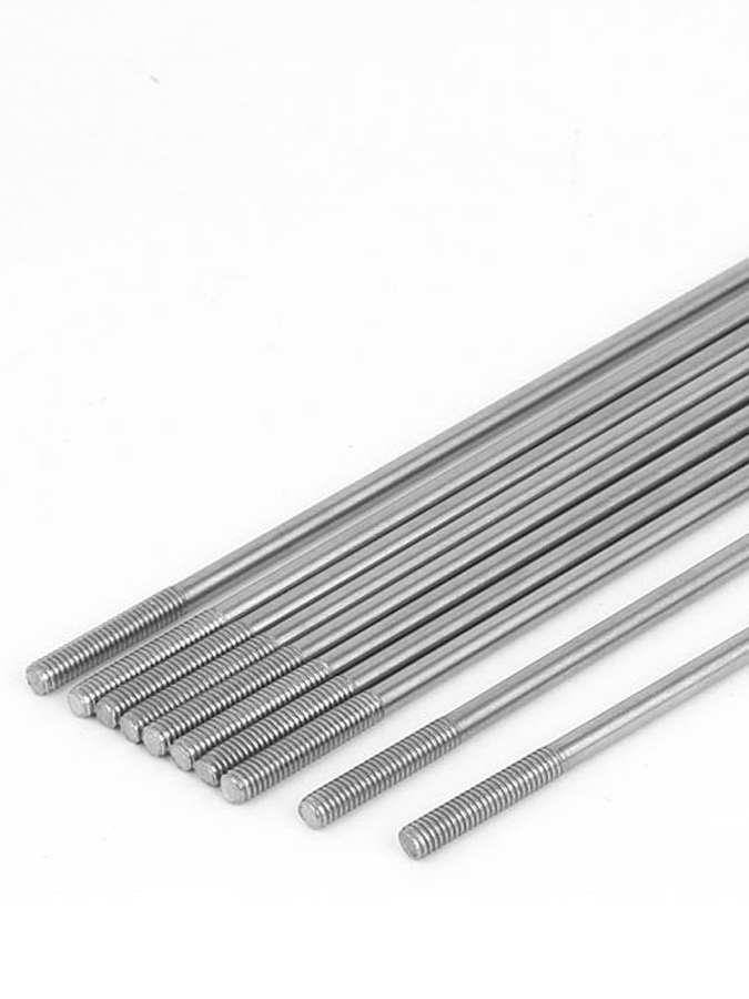 Thép link 2 đầu ren M2, M3 dài 20cm, 30cm ráp tàu, xe, máy bay điều ...