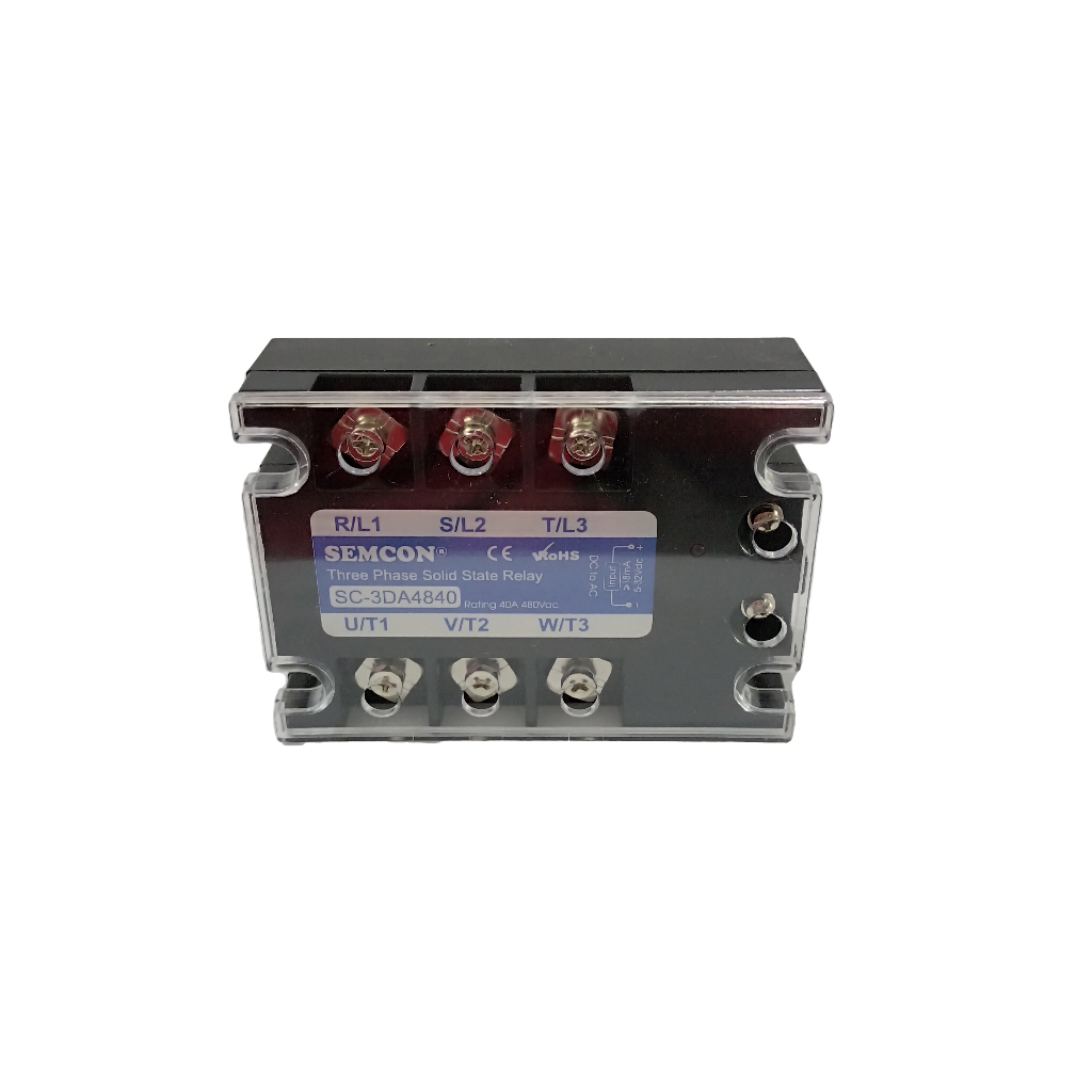 Rơ-le bán dẫn - SSR 3 pha DC to AC input:5-32Vdc 480Vac dòng 40A, 60A, 80A, 100A, 120A, 150A ...