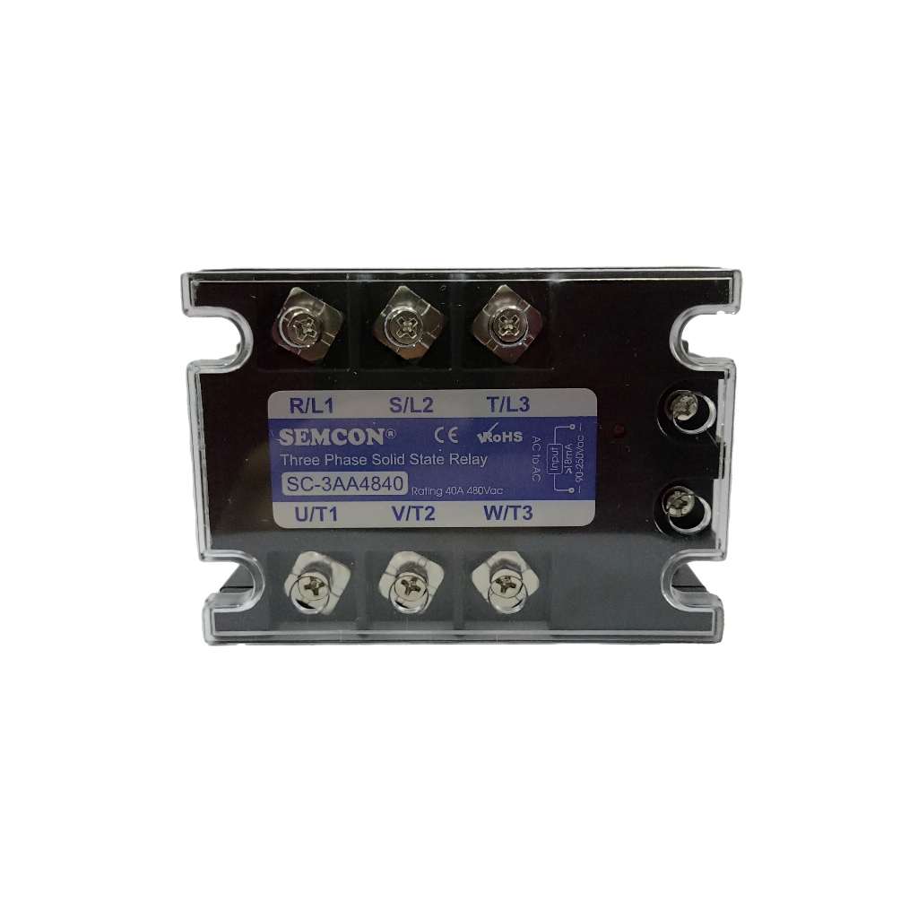 Rơ-le bán dẫn, SSR 3 Pha AC to AC input: 90-250Vac dòng 40A, 60A, 80A ...