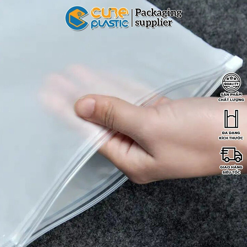 Túi Zipper PE, HD Mờ Khoá Kéo [1KG] Đủ Size - Hàng loại 1 chất lượng cao - CTY BAO BÌ CUBE ...