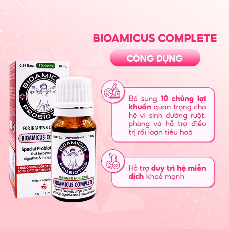 Men 10 chủng Bioamicus 10ml | Shopee Việt Nam