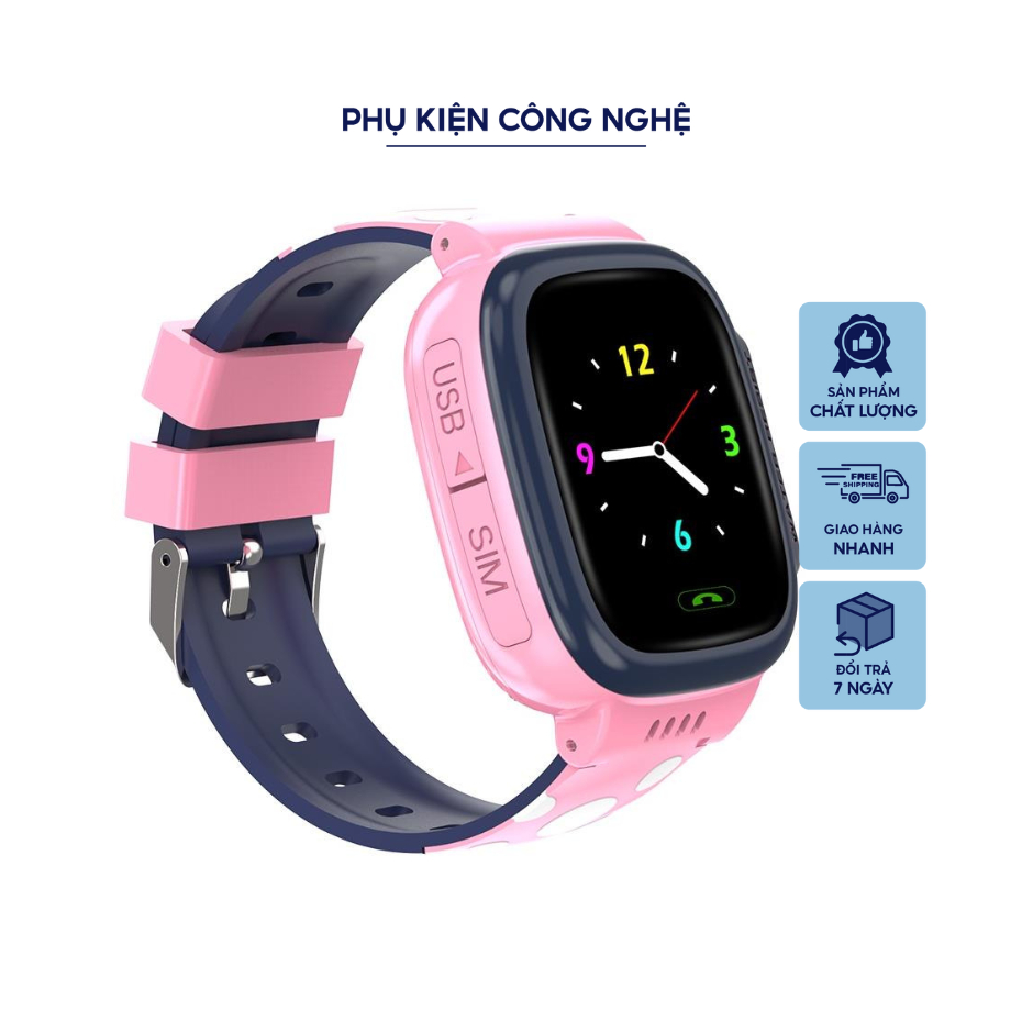 Đồng hồ thông minh, đồng hồ định vị theo dõi trẻ em Y31/Y92 lắp sim nghe gọi, cảm biến, chống ...