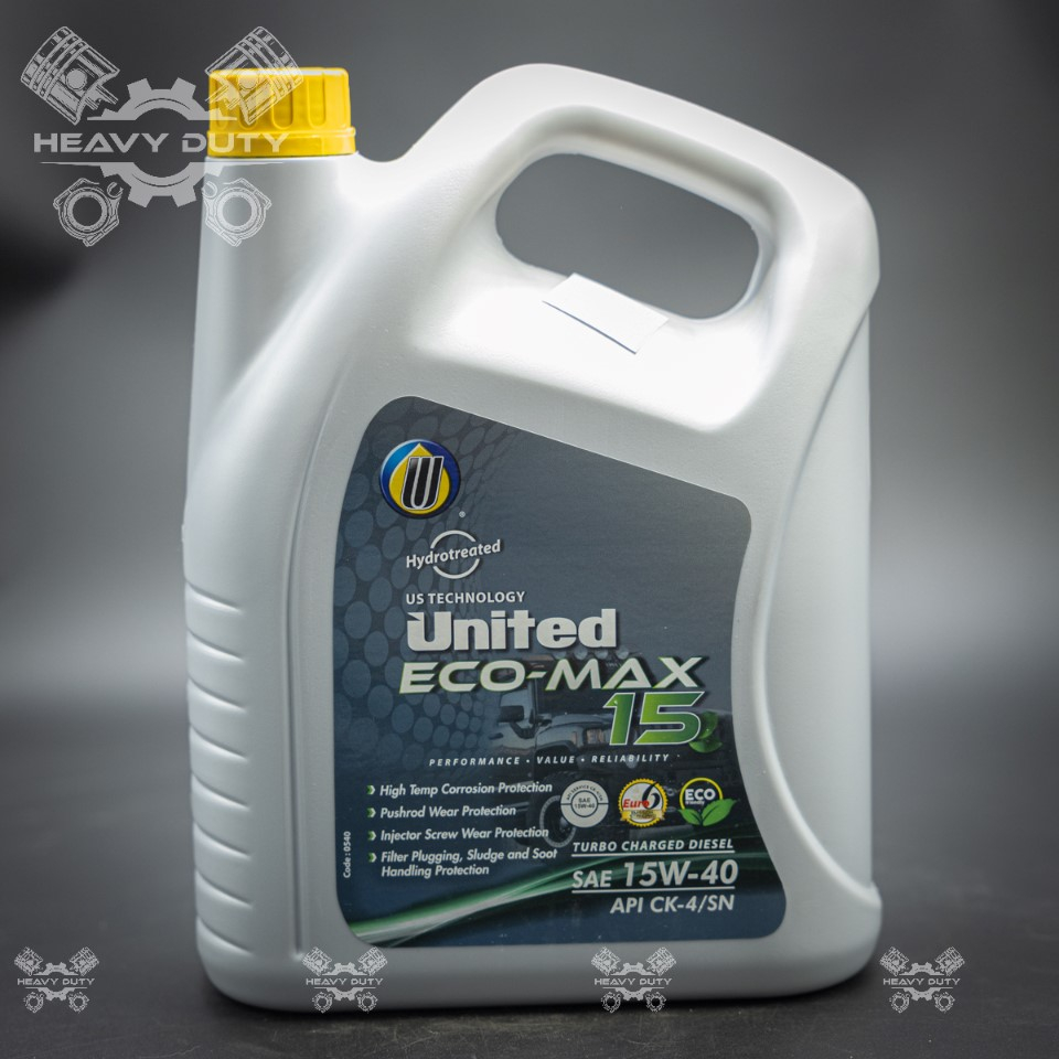 Nhớt Xe Máy Dầu Cao Cấp - United Eco Max 15 SAE 15W40 API CK-4/SN EURO ...