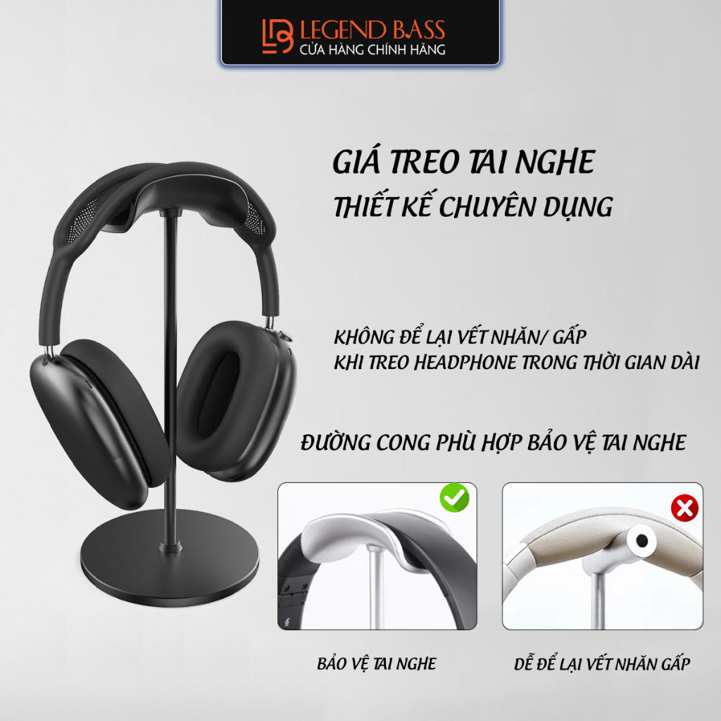 Giá treo tai nghe Giá đỡ tai nghe chụp tai chống xước chống trượt phù ...
