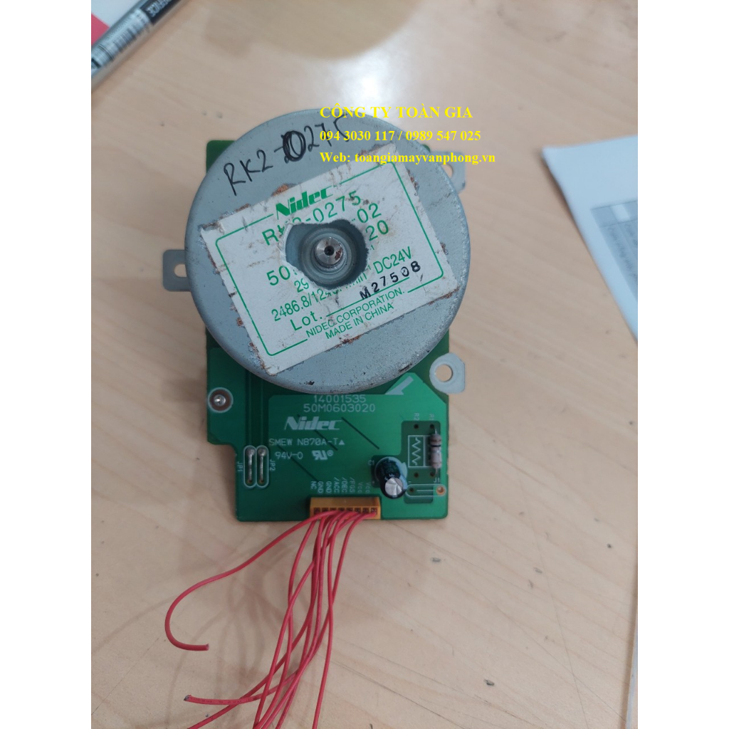 Motor RK2-0275-02, 24v, trục trước 8mm, chế quạt,(BÓC MÁY) | Shopee ...