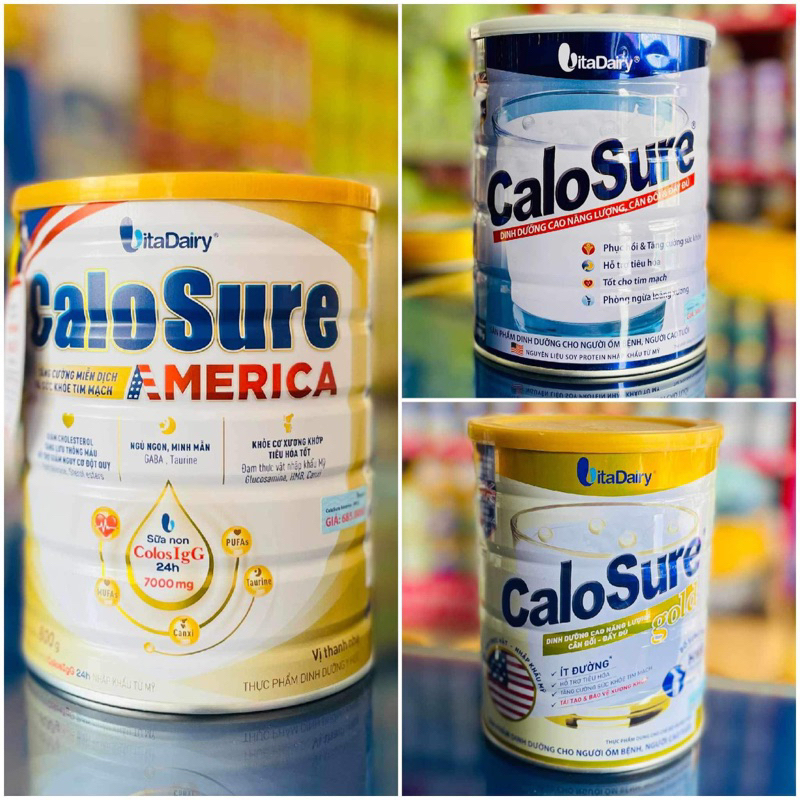 Sữa Bột Calosure /Calosure Gold/Calosure AMERICA(800g) | Shopee Việt Nam