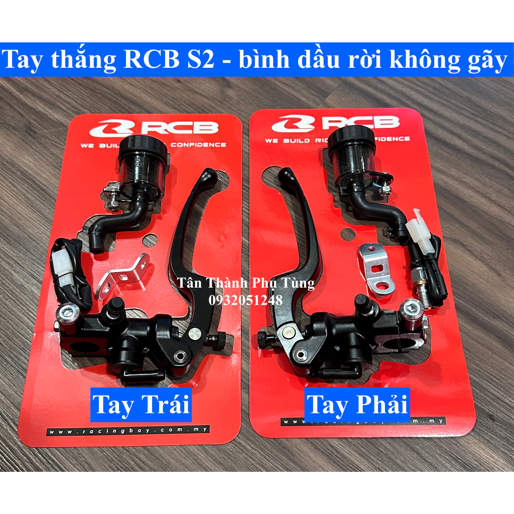 Tay thắng RCB S2 14mm bình dầu rời: Tay Trái , phải chính hãng | Shopee Việt Nam