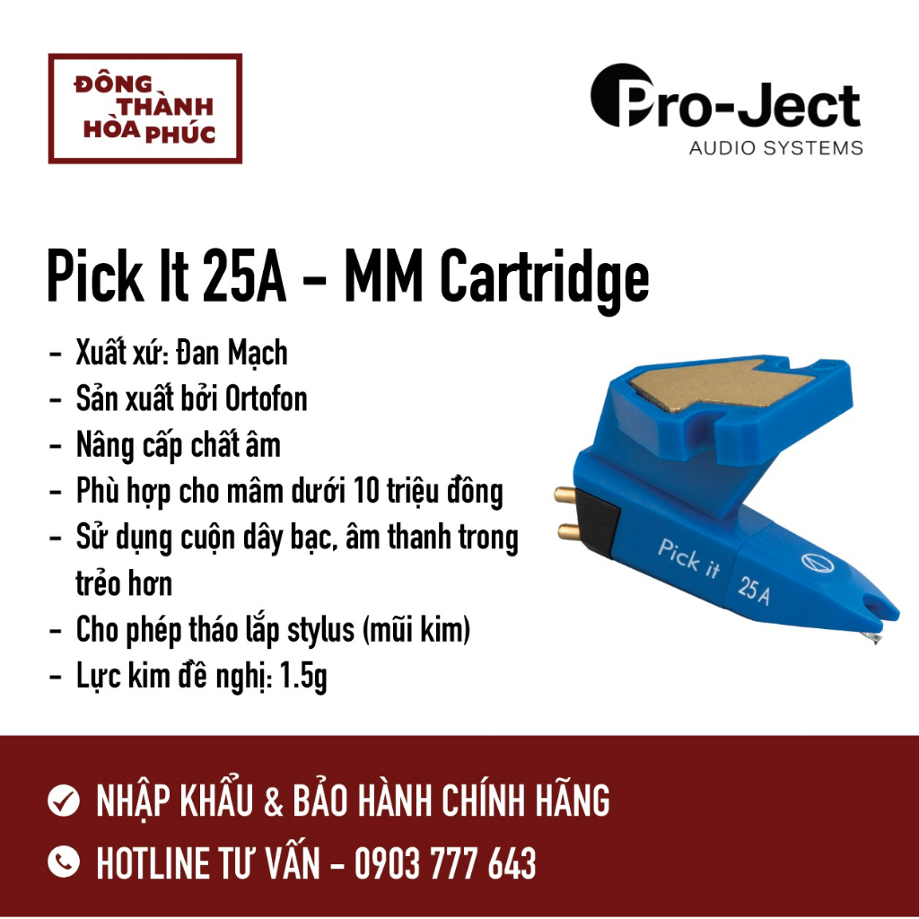 Đầu kim chơi đĩa than Pro-Ject Pick It 25A - analog cartridge | Shopee Việt Nam